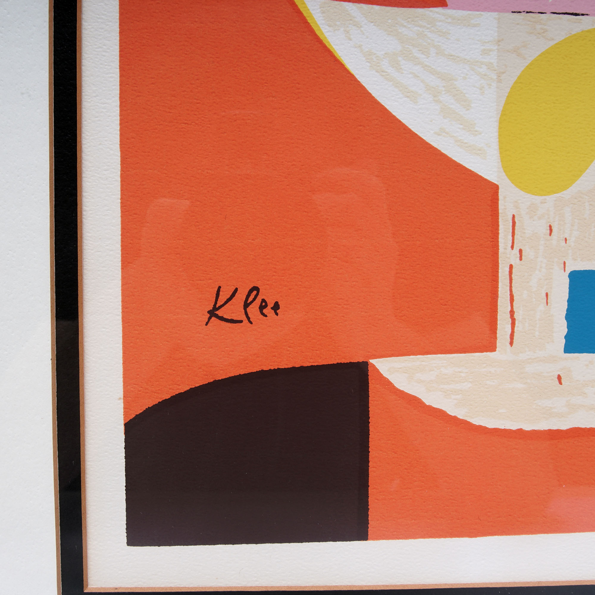 Paul Klee “Senecio” Lithograph Signed In Plate