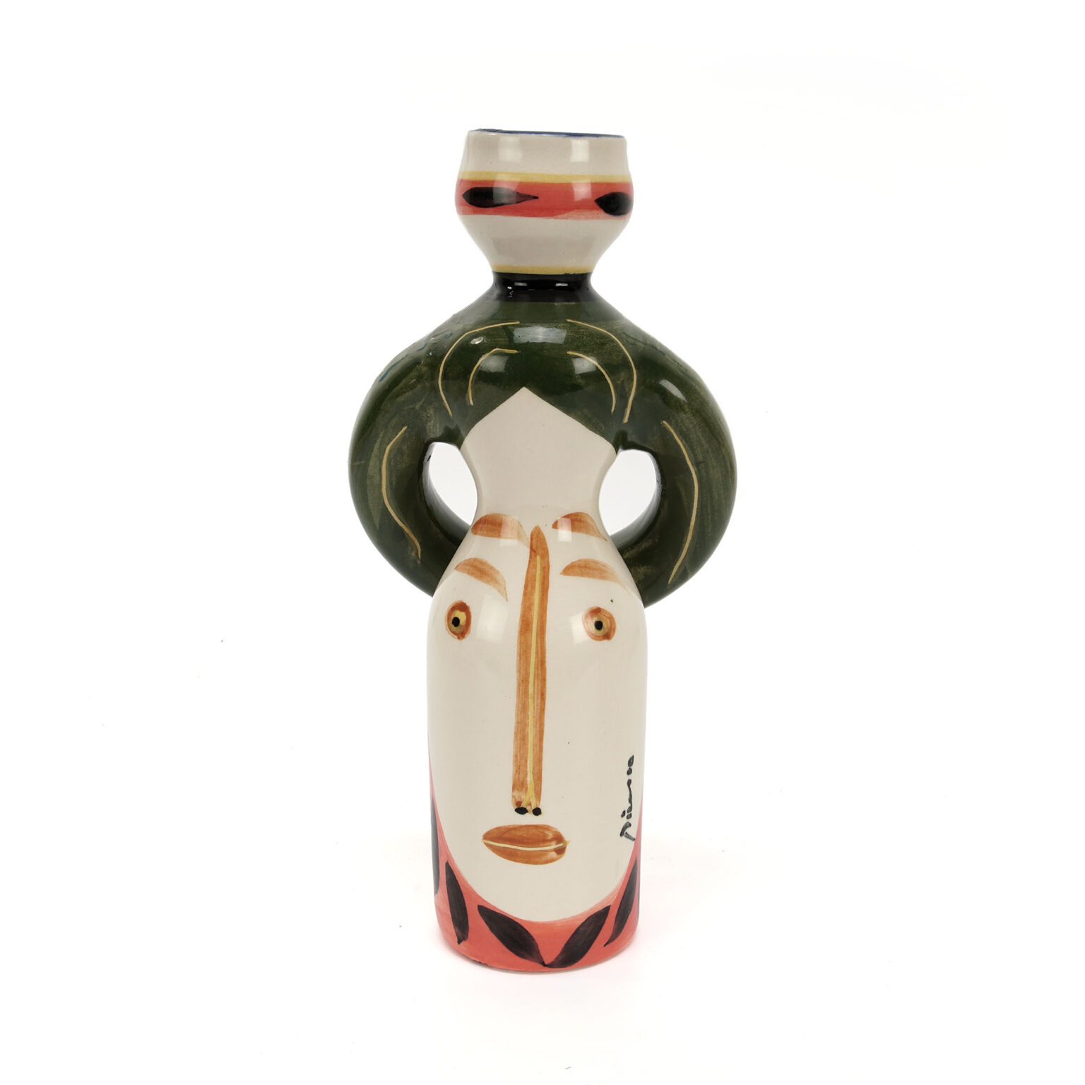Picasso Woman Lamp Stamped Edition Picasso by Padilla Red Bottom